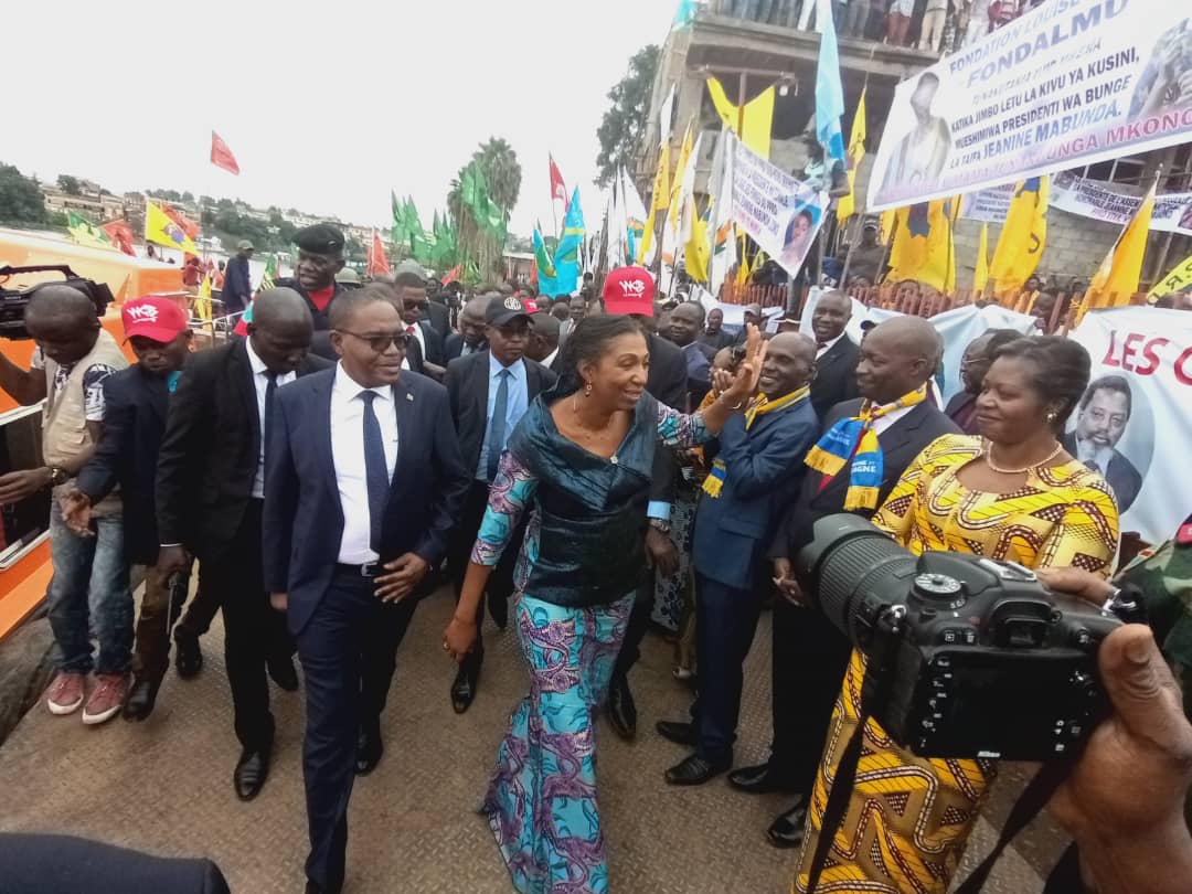 Jeanine Mabunda boucle sa mission dans l’Est par Bukavu - Infocongo