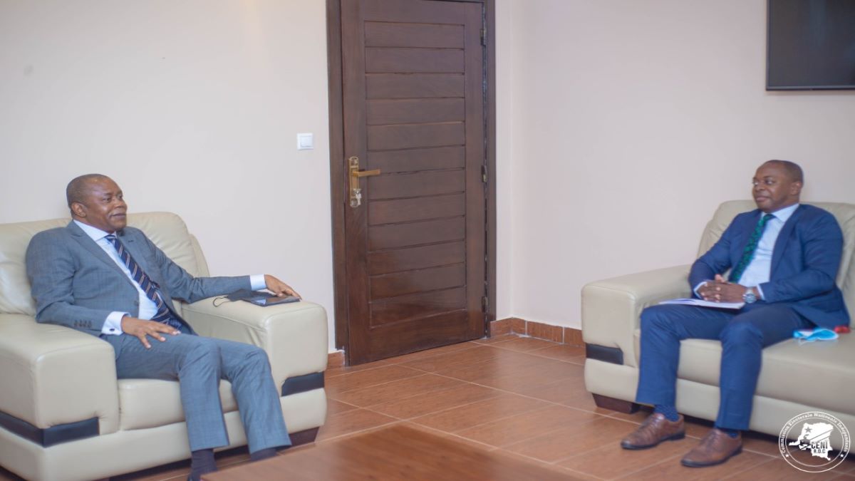 Élections 2023 : Dénis Kadima et Nick Elebe ont échangé sur la ...