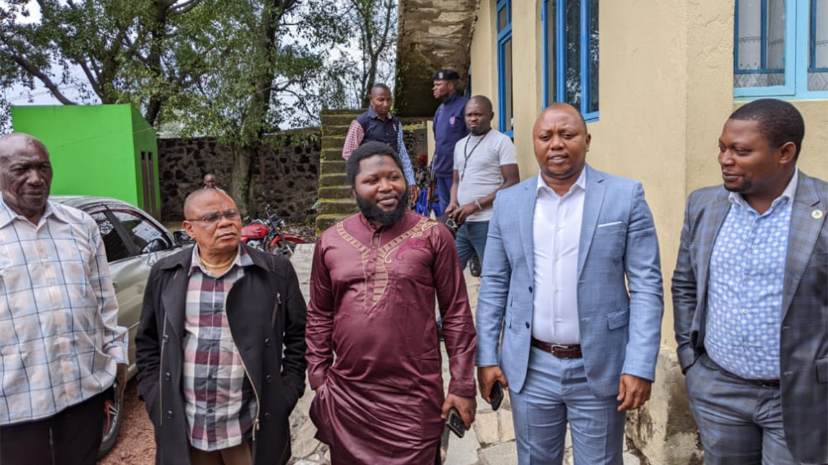 Nyiragongo : des chefs coutumiers conduits par le mwami Abdoul ...