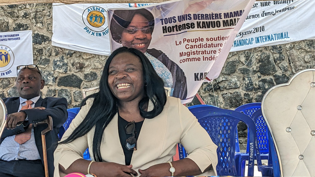 Hortense Kavuo Maliro, première femme vivant avec handicap candidate à ...