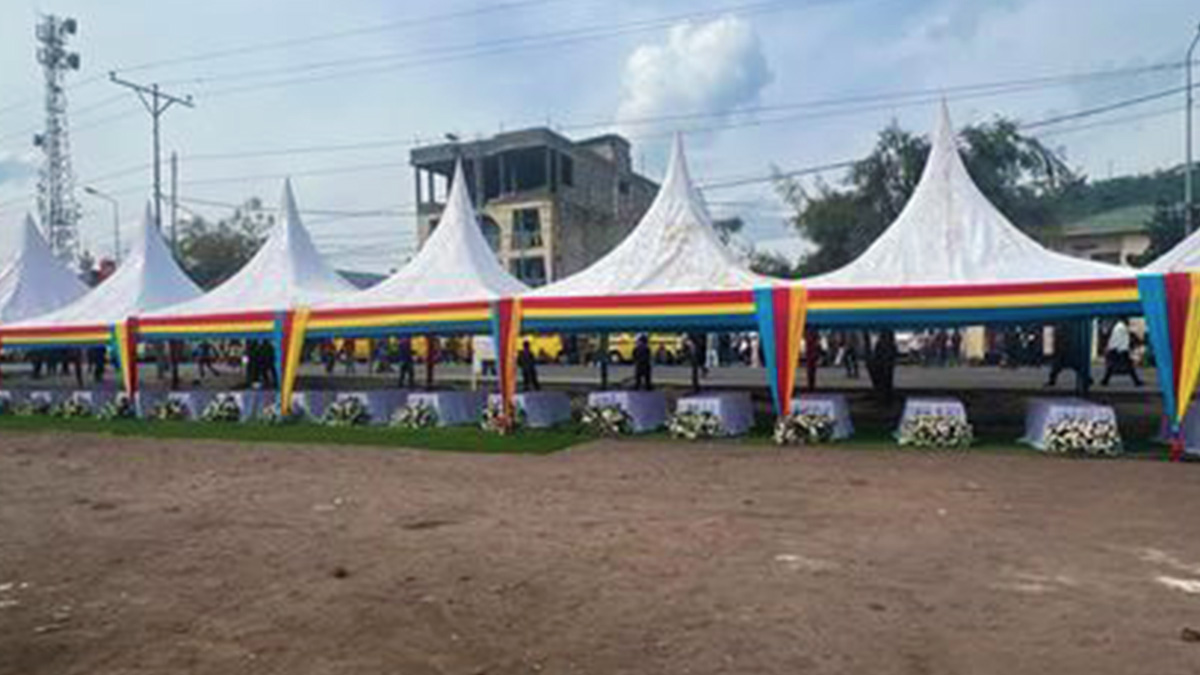 Goma : Hommage solennel aux victimes des bombardements du camp de ...