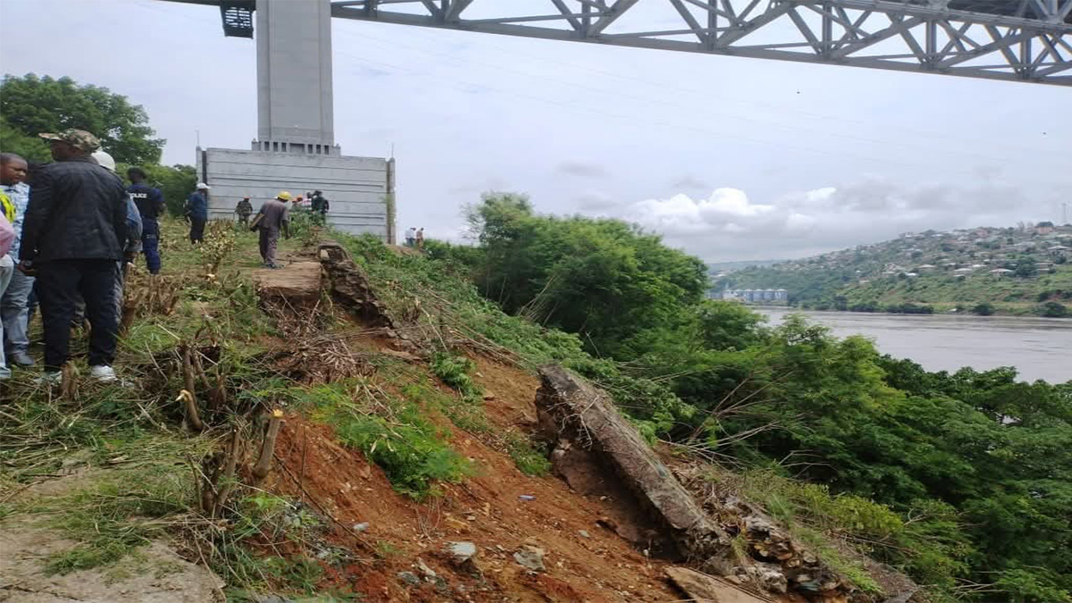 Pont Maréchal de Matadi : effondrement d’un mur de soutènement sans ...