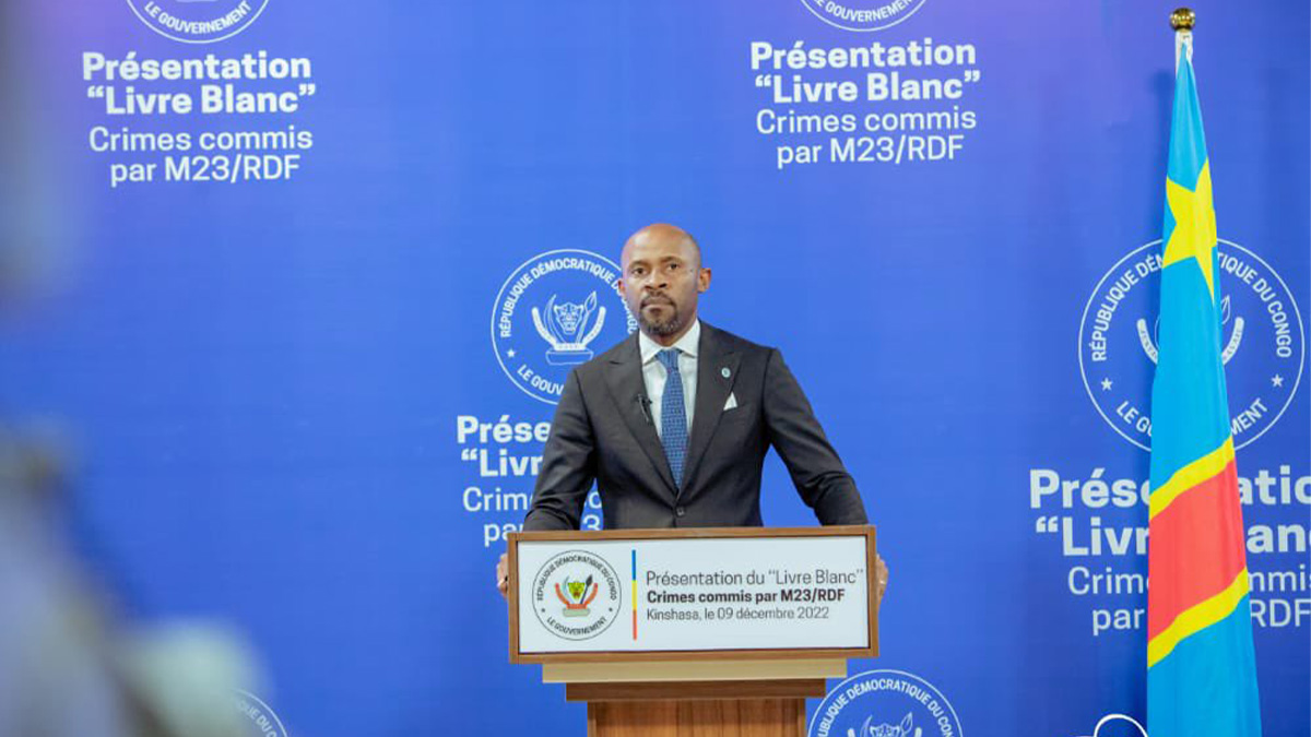 Le gouvernement congolais publie un « livre blanc » sur les crimes du M23/Rwanda en RDC - Infocongo