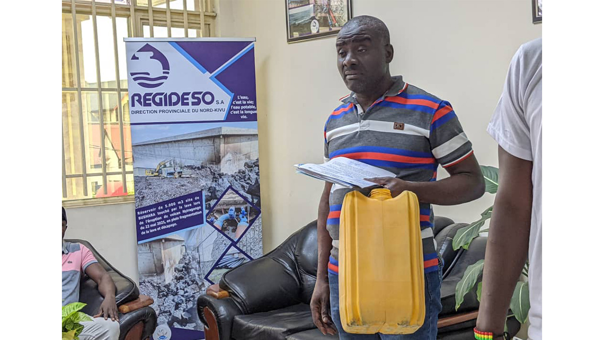 La REGIDESO s’engage à améliorer la desserte en eau potable à Goma ...
